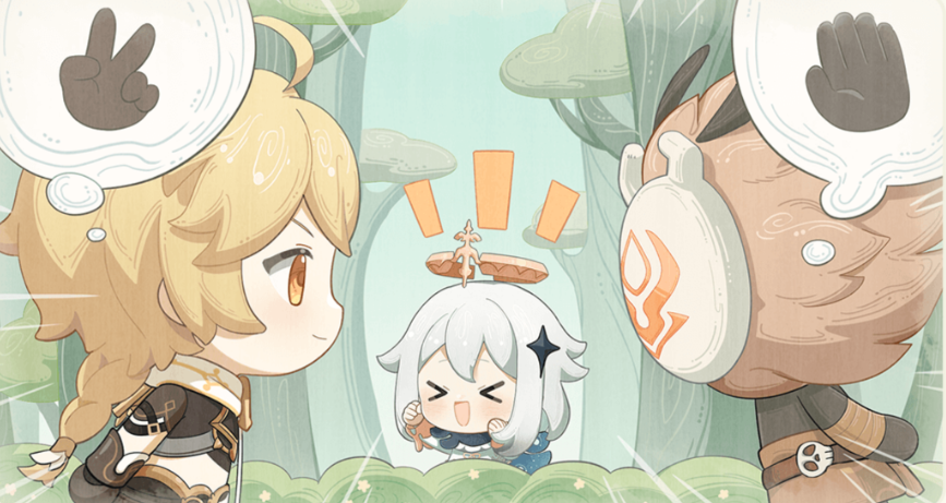 rock paper scissors Genshin Impact | HoYoLAB