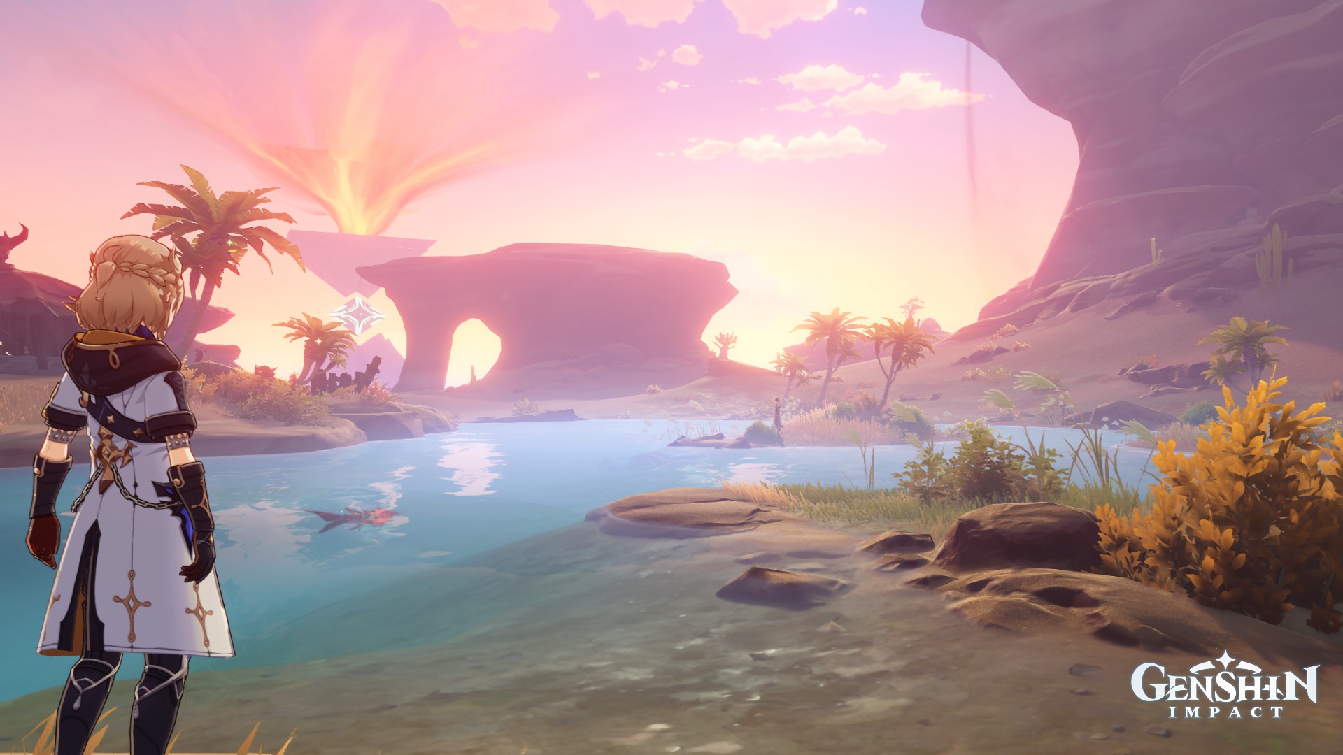 Albedo visits Sumeru's desert Genshin Impact | HoYoLAB