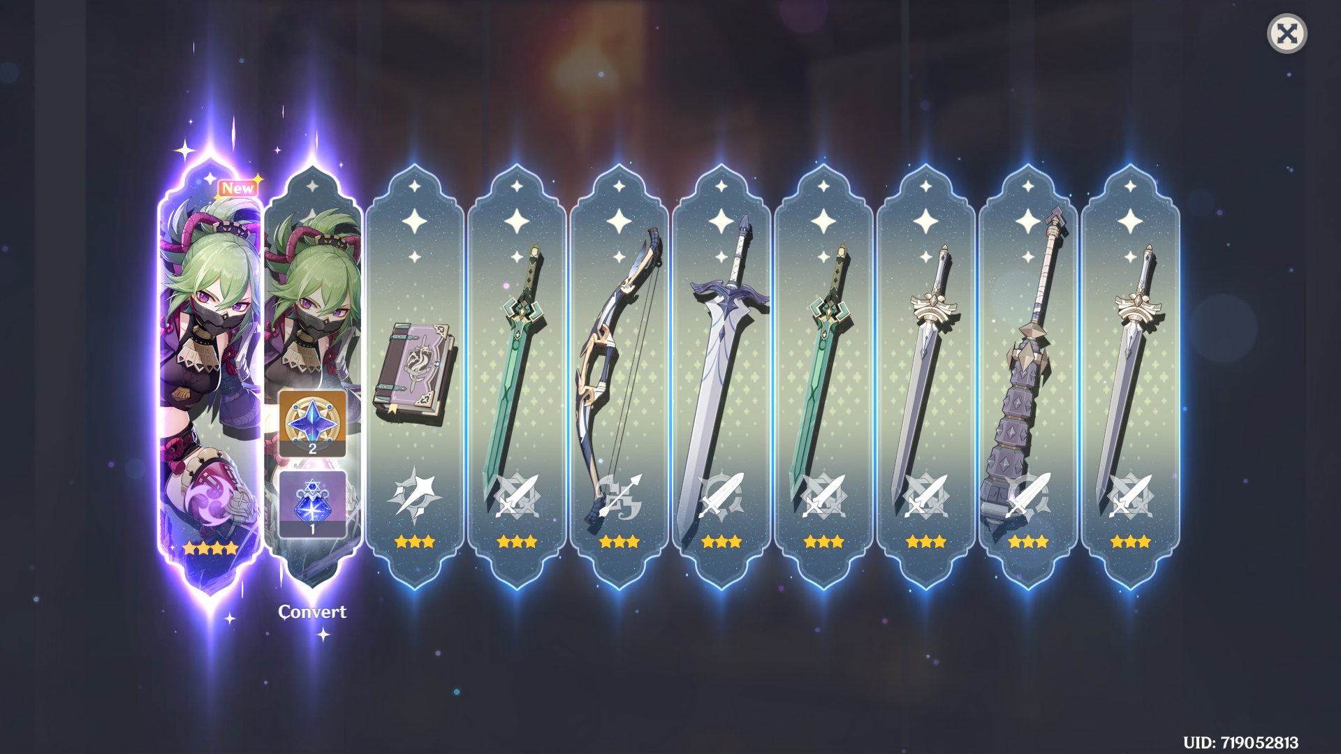 C1 Kuki shinobu from Cyno's banner Genshin Impact | HoYoLAB