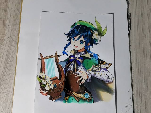Venti Drawing Genshin Impact | HoYoLAB