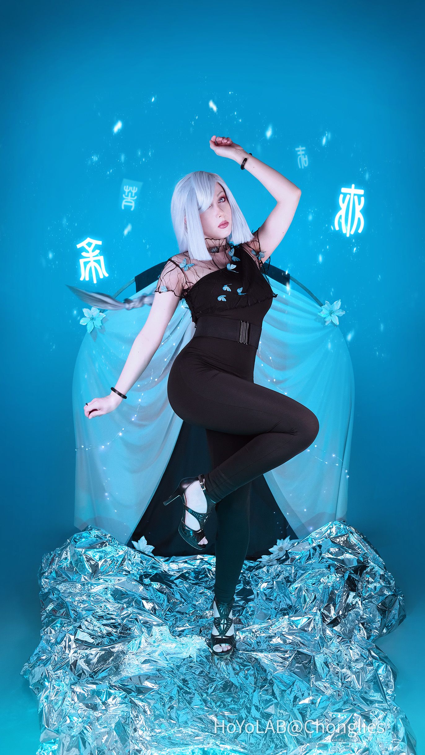 Shenhe elegant cosplay 🤍 Genshin Impact | HoYoLAB