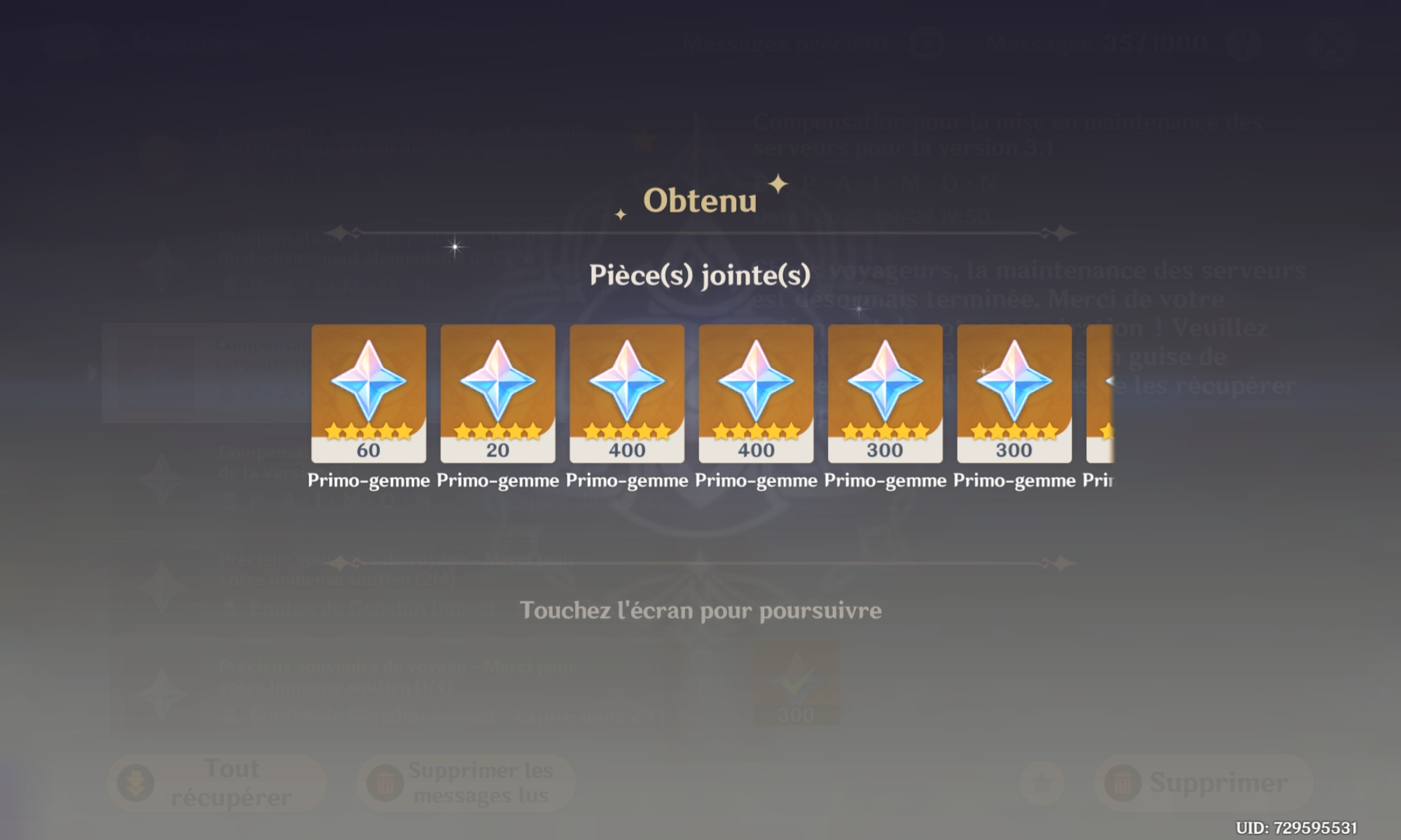 Récompenses du mois | Genshin Impact | HoYoLAB