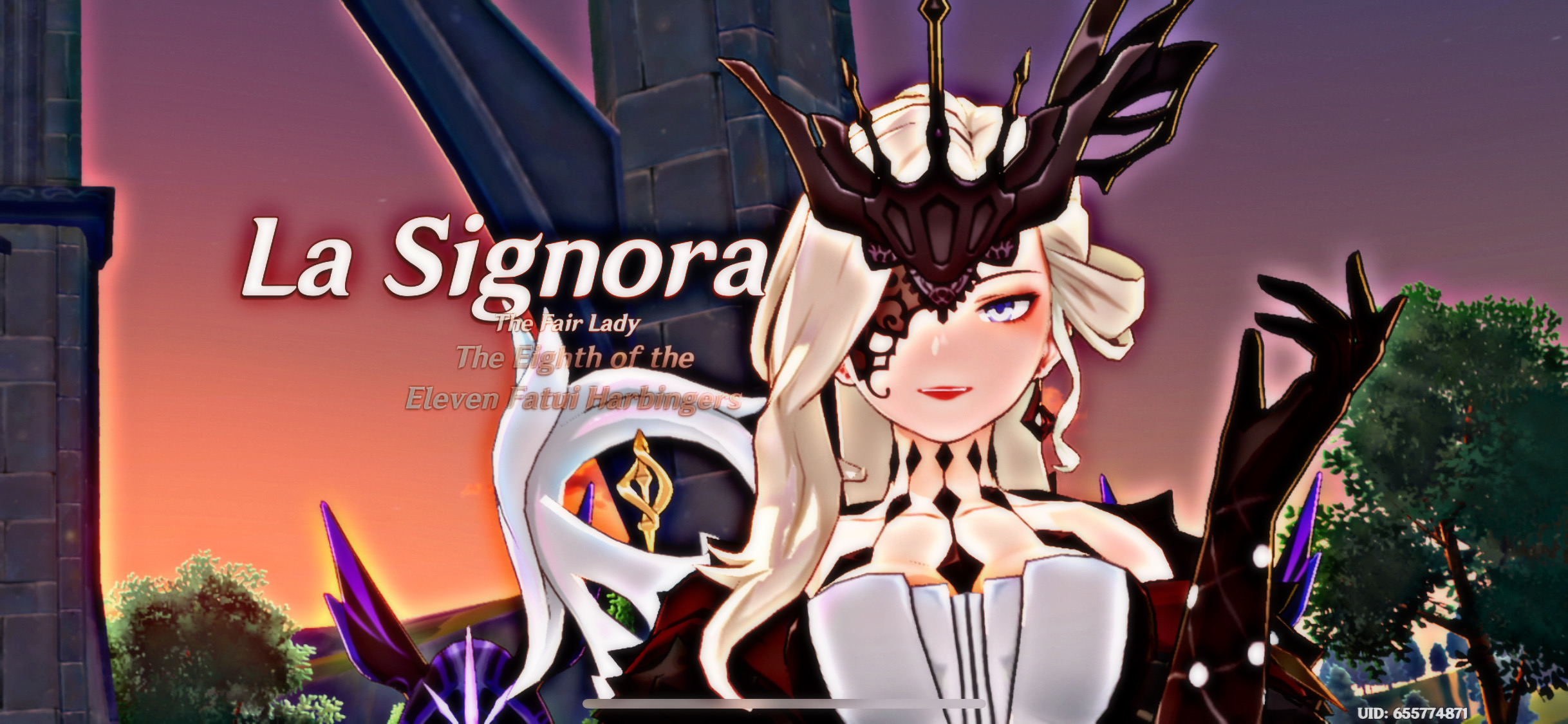 first legit in-game encounter of la signora Genshin Impact | HoYoLAB