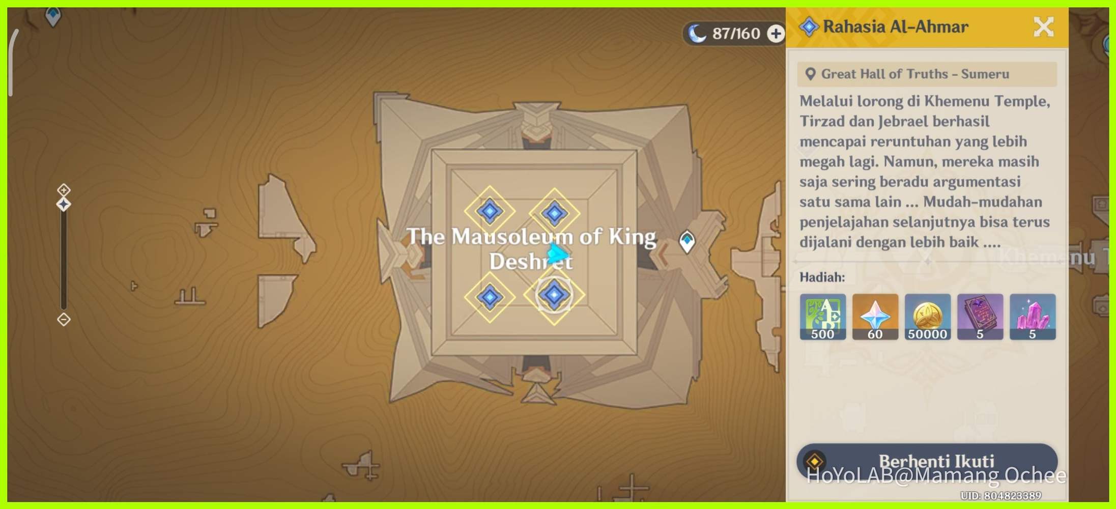 ALL PUZZLE DI WORLD QUEST MIMPI EMAS - SUMERU DESERT (Part 1) Genshin ...