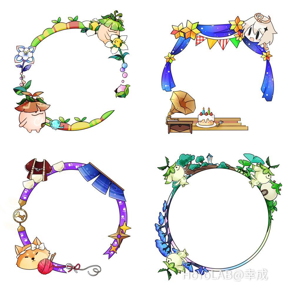 Icon frame Design Genshin Impact | HoYoLAB