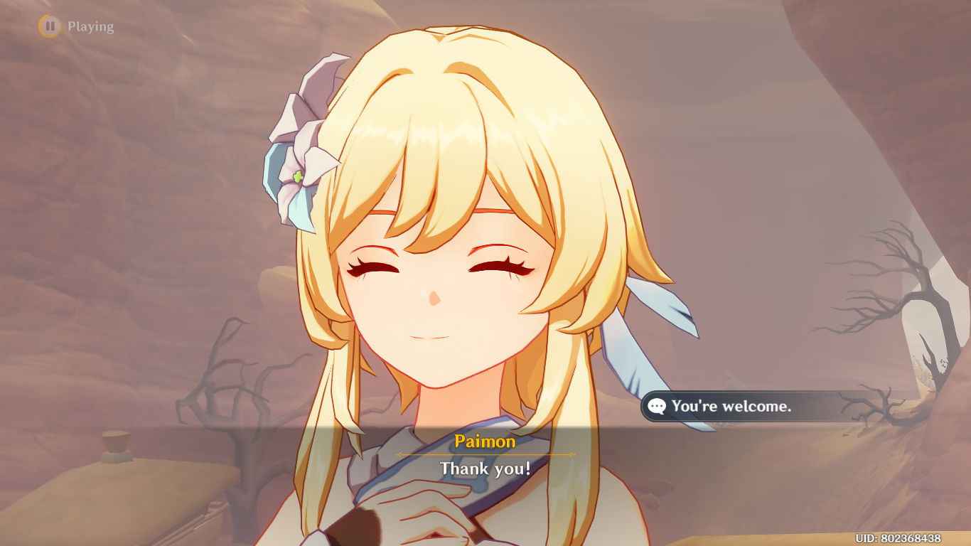 Lumine's Smile Genshin Impact | HoYoLAB