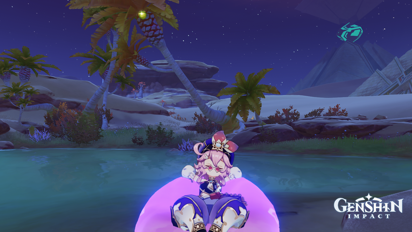 Chillin' in the moonlight. Genshin Impact | HoYoLAB