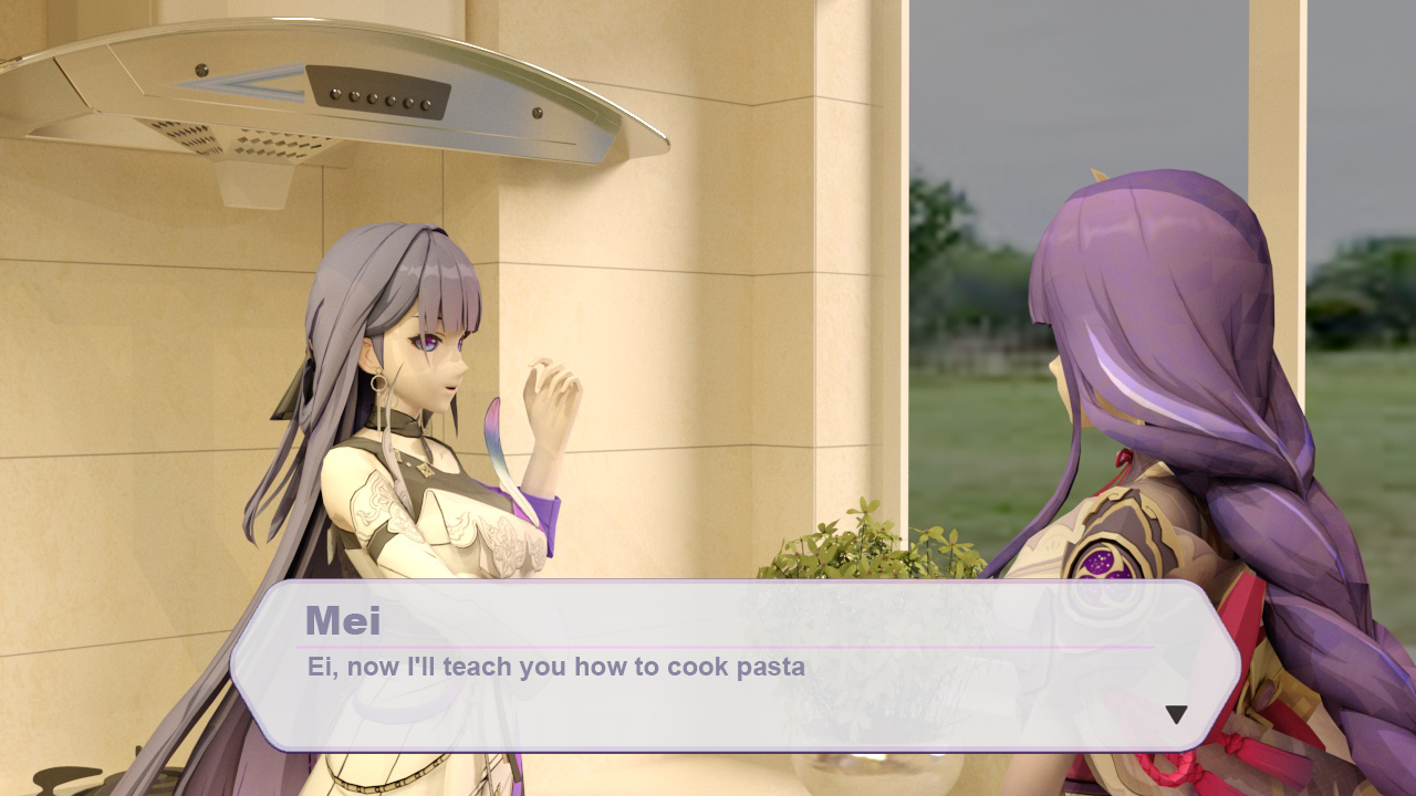 Mei teaches Ei how to cook Genshin Impact | HoYoLAB
