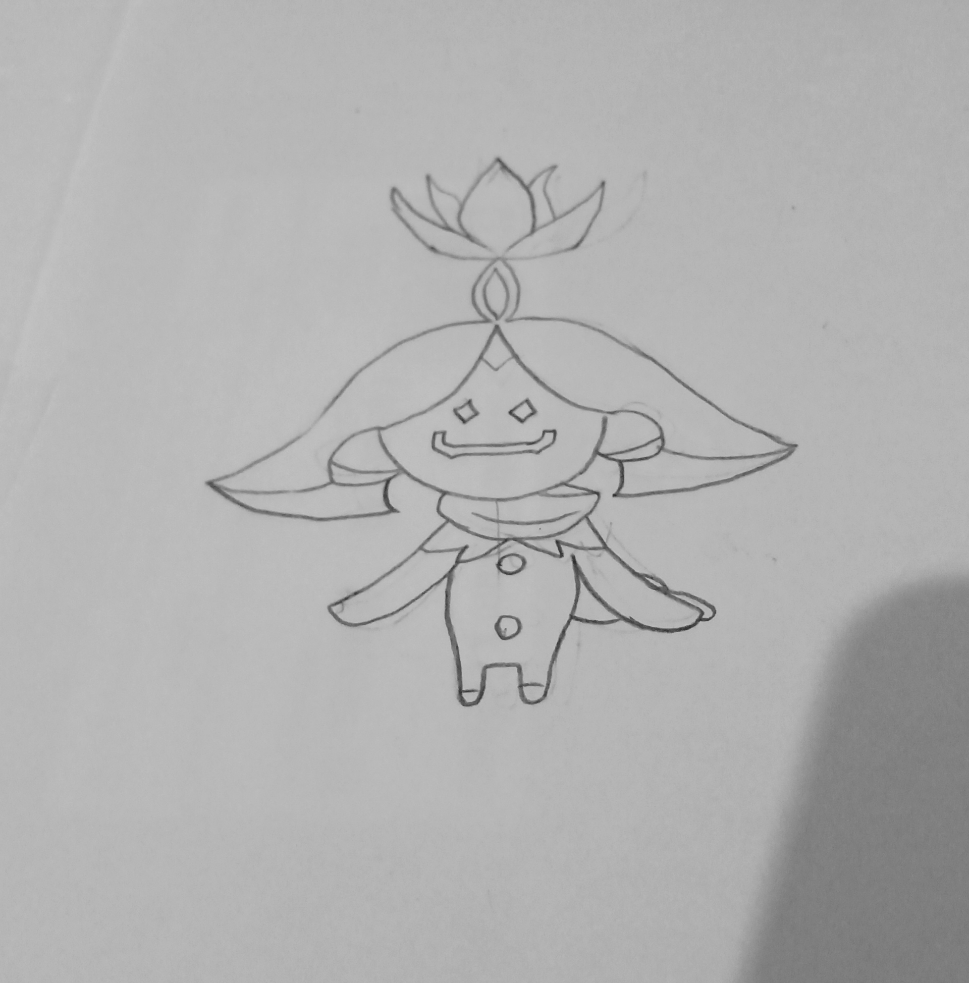 first sketch of aranara show the result later Genshin Impact | HoYoLAB