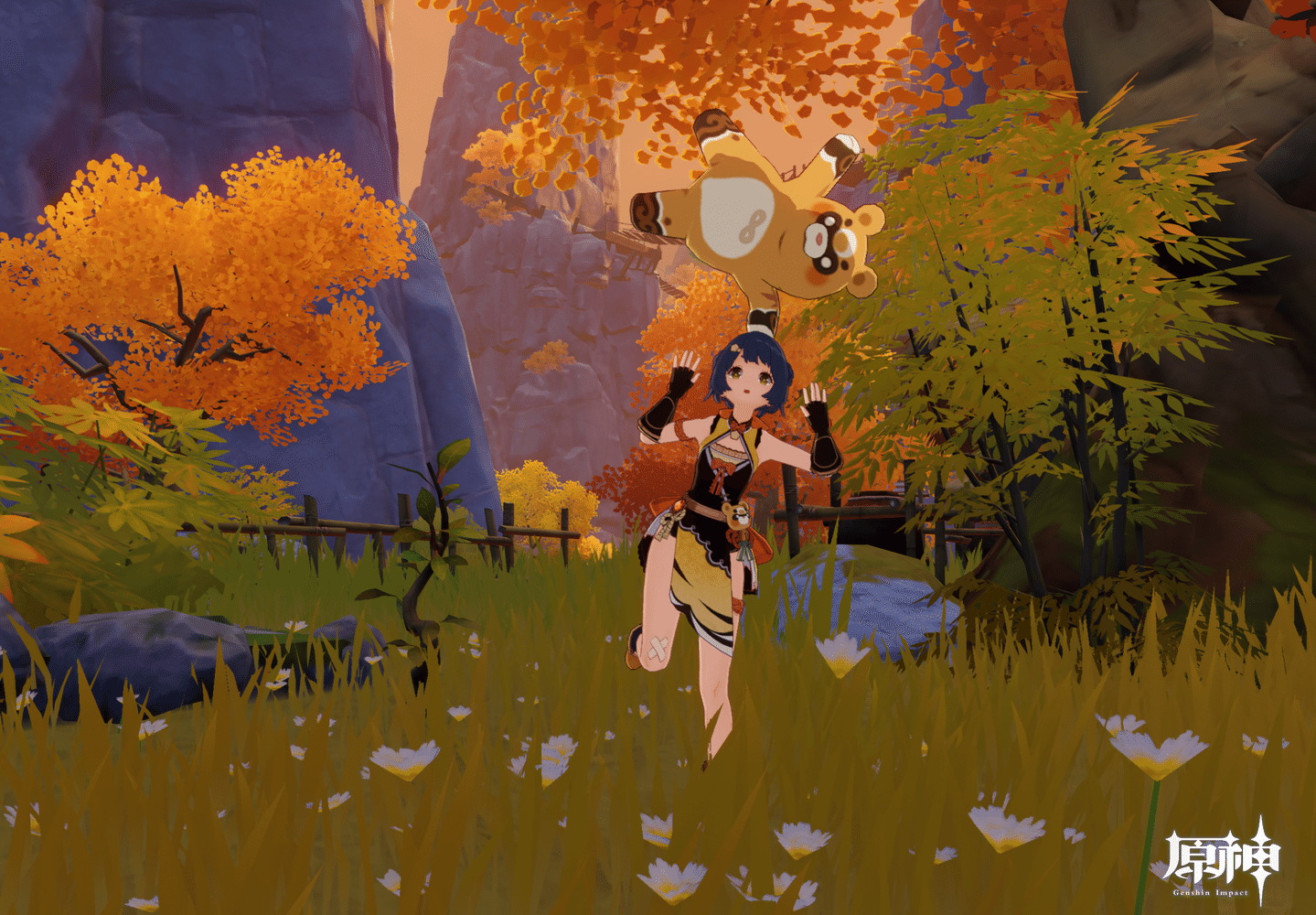 Xiangling and Guoba wallpaper Genshin Impact | HoYoLAB