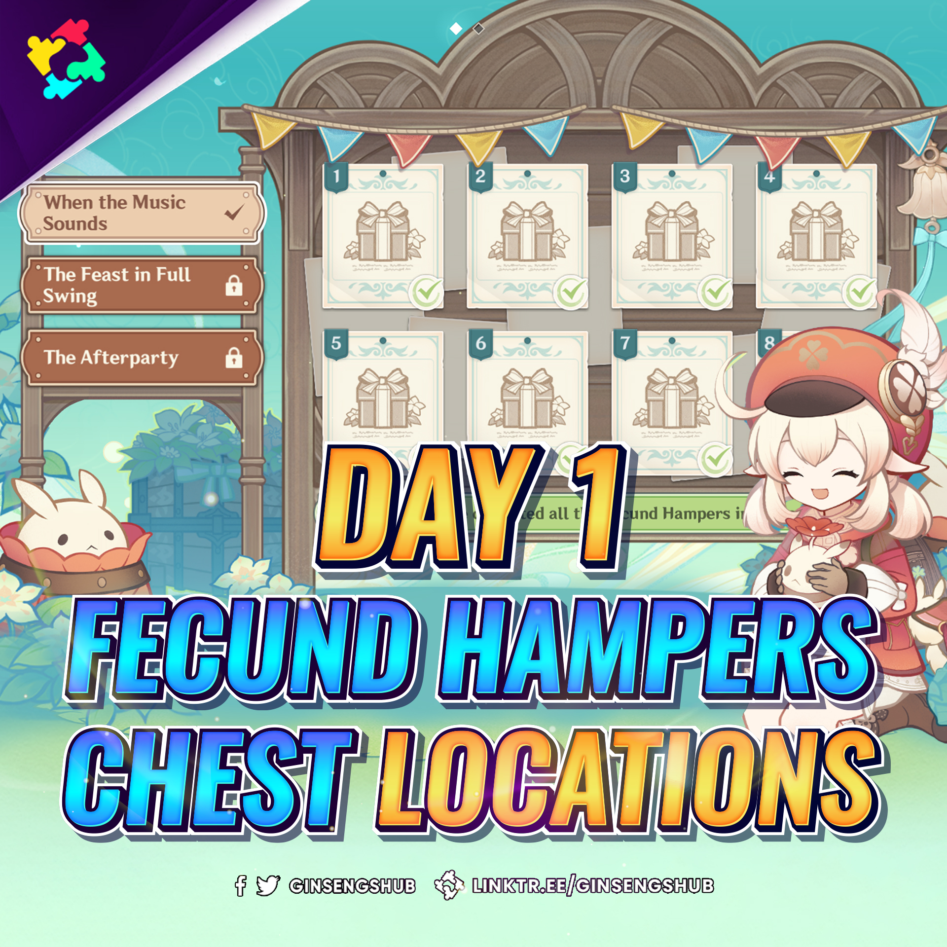 [v3.1] DAY 1: All Fecund Blessings Chest Locations Genshin Impact | HoYoLAB