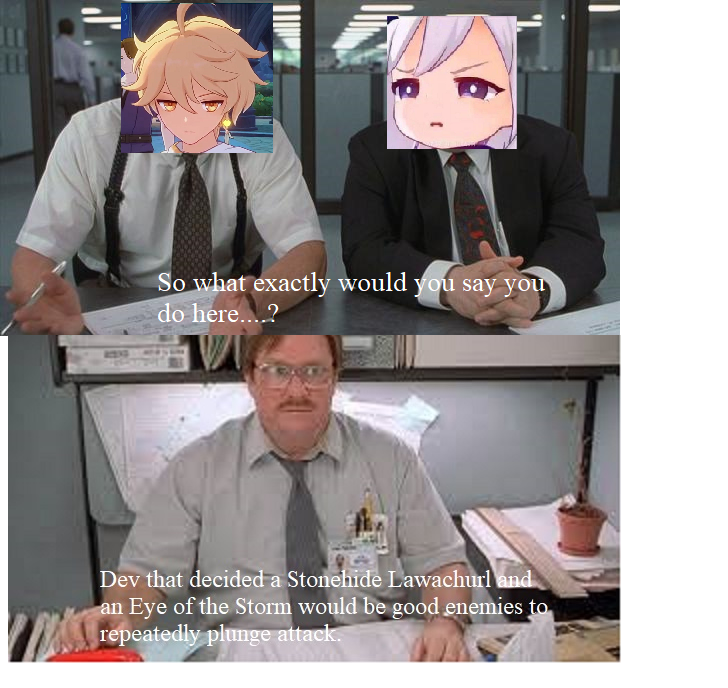 C'mon Hoyo, you're smarter than that! (also first ever meme created ...