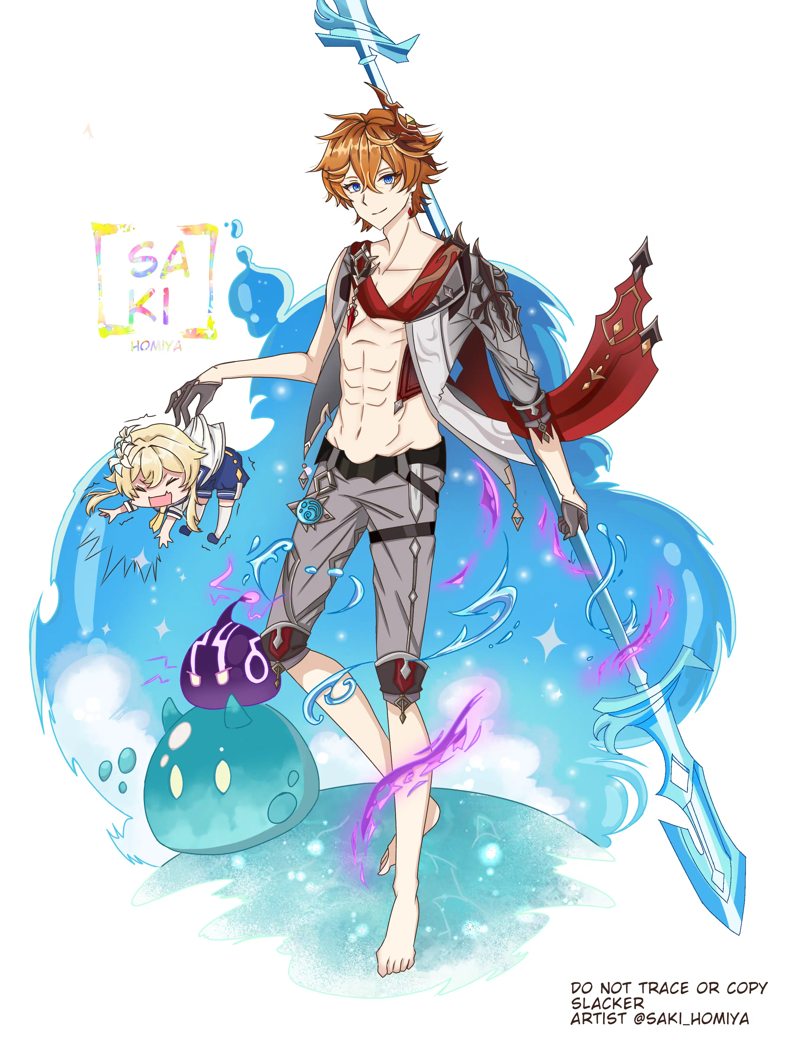 Childe summer skin fan art Genshin Impact | HoYoLAB