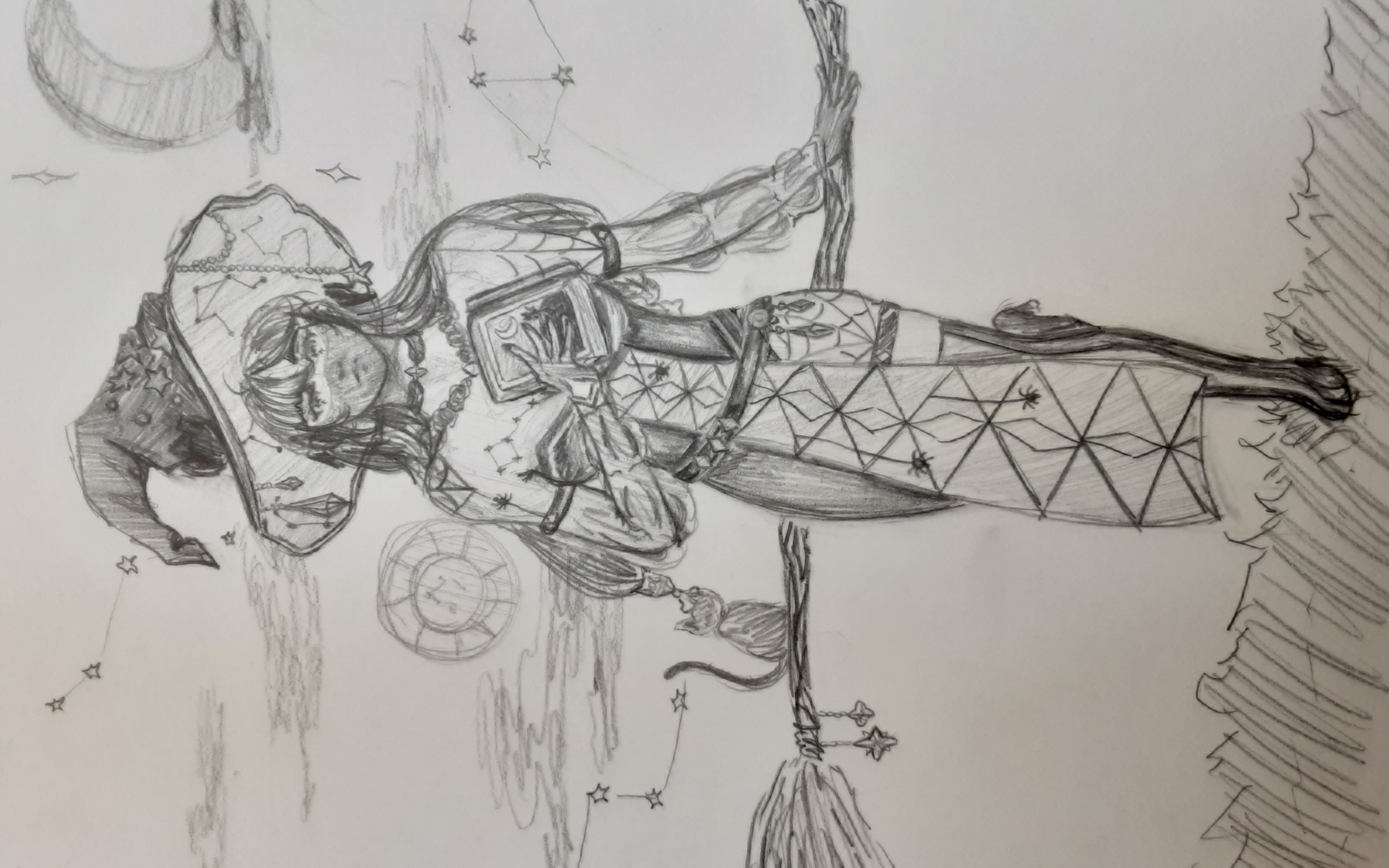 Mona drawing Genshin Impact | HoYoLAB