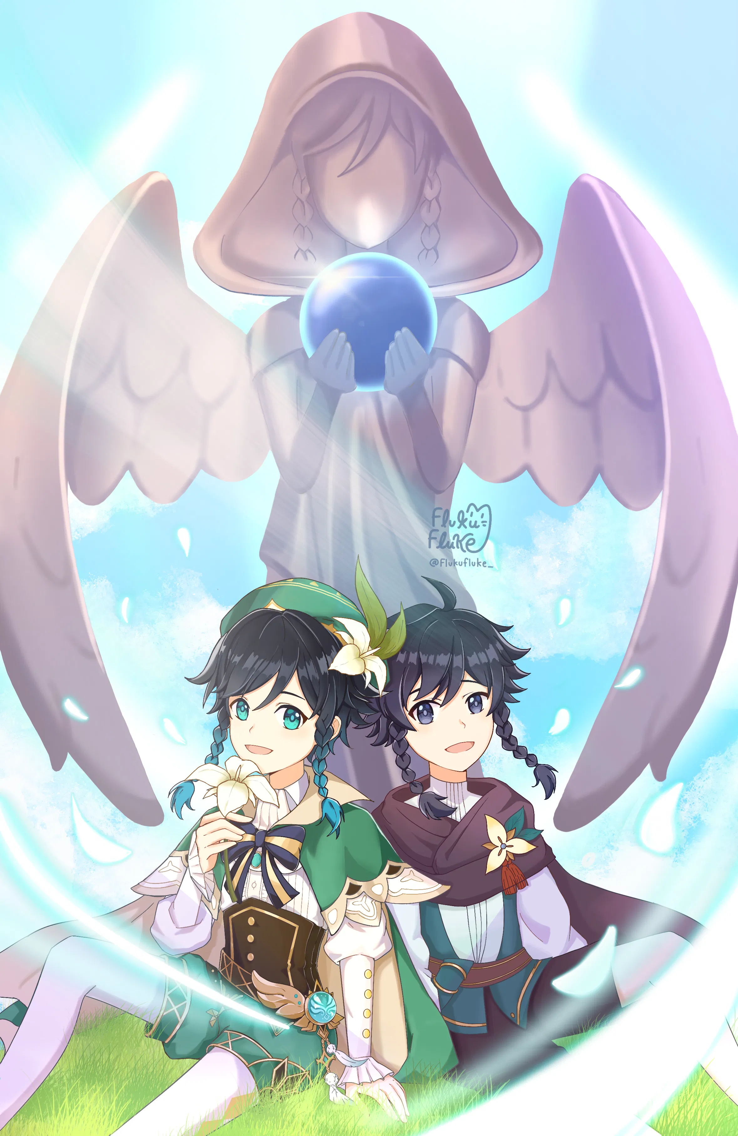 Venti and the Nameless Bard Genshin Impact | HoYoLAB