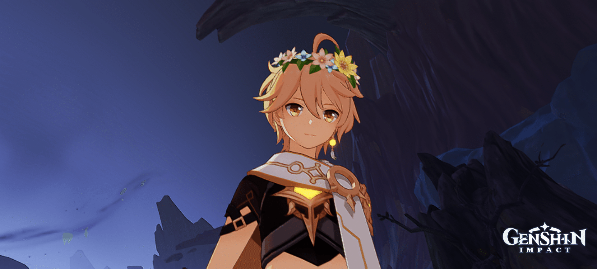 Aether with a flower crown ️ Genshin Impact | HoYoLAB