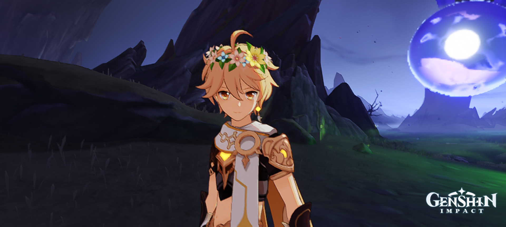 Aether with a flower crown ️ Genshin Impact | HoYoLAB