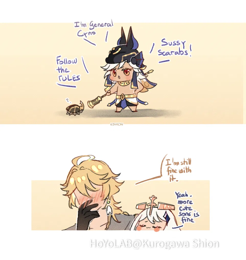 Cyno baby at home! Genshin Impact | HoYoLAB