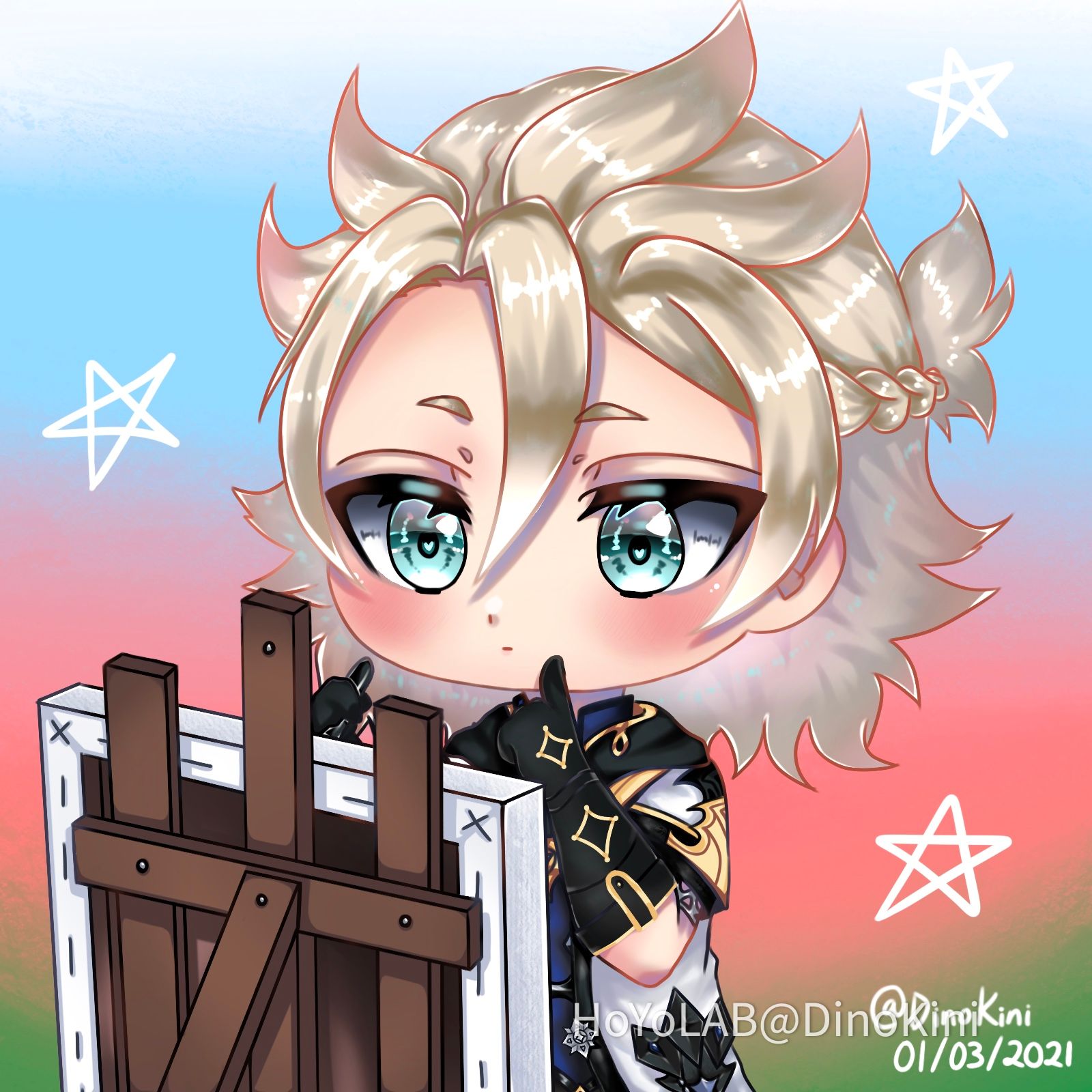 Chibi Albedo Genshin Impact | HoYoLAB