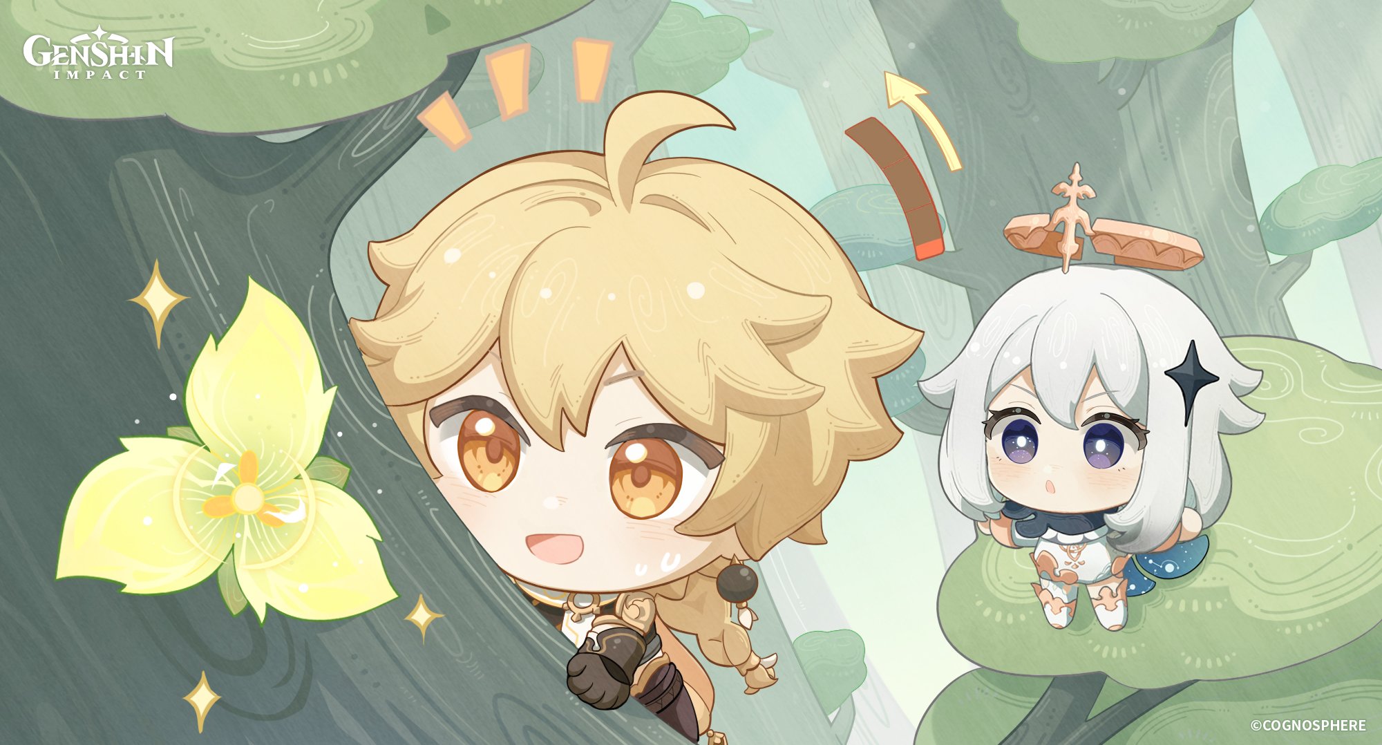 Paimon has prepared web event wallpapers from "A Walk Through the Woods ...