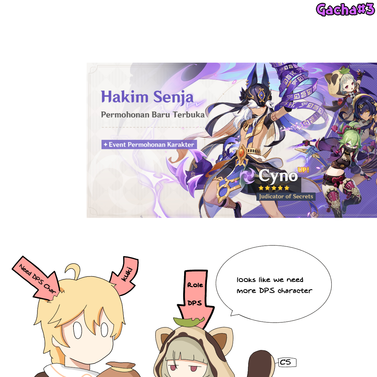 Gacha in Cyno Banner Genshin Impact | HoYoLAB