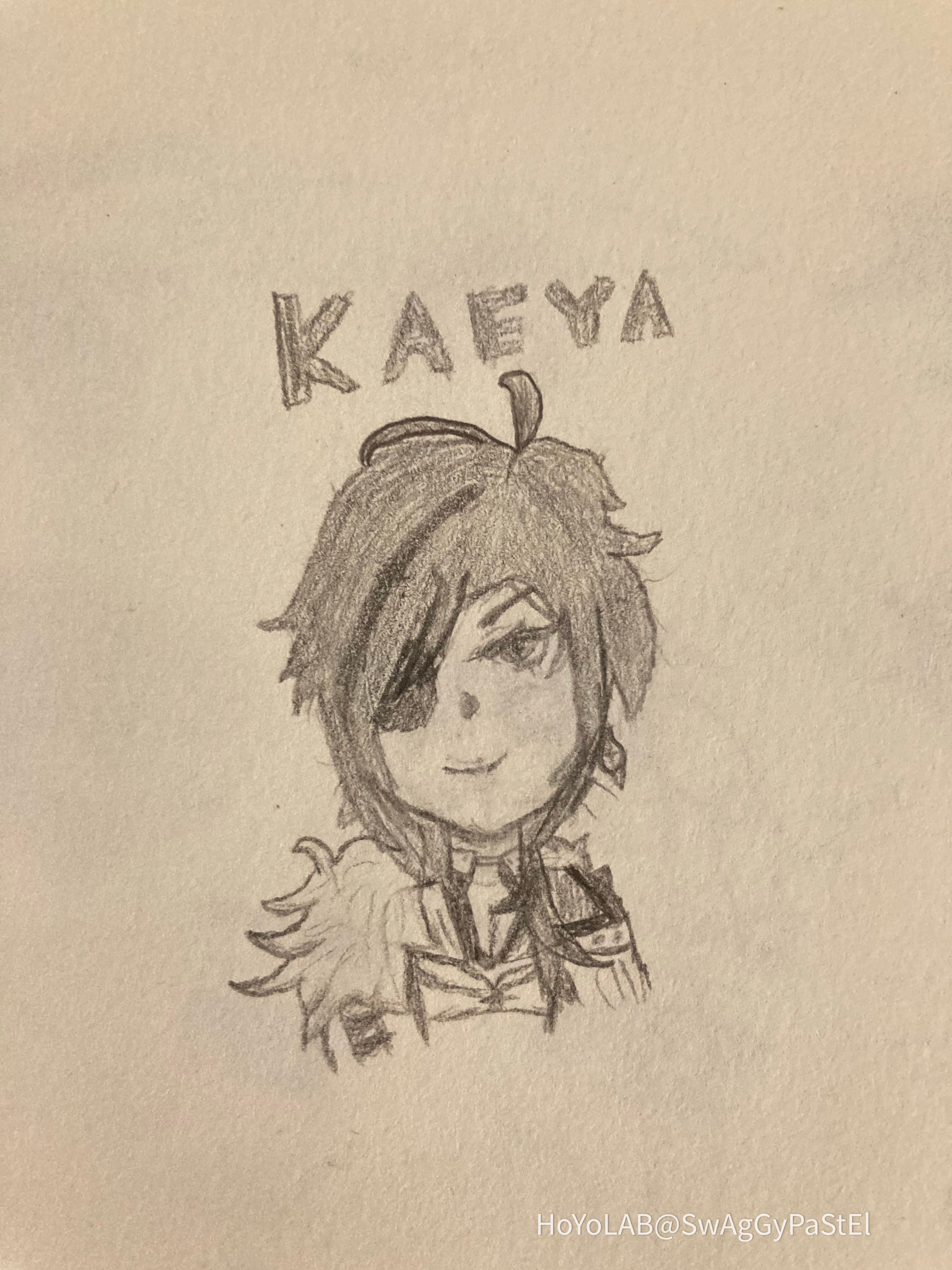 Here is the final Kaeya drawing! Genshin Impact | HoYoLAB