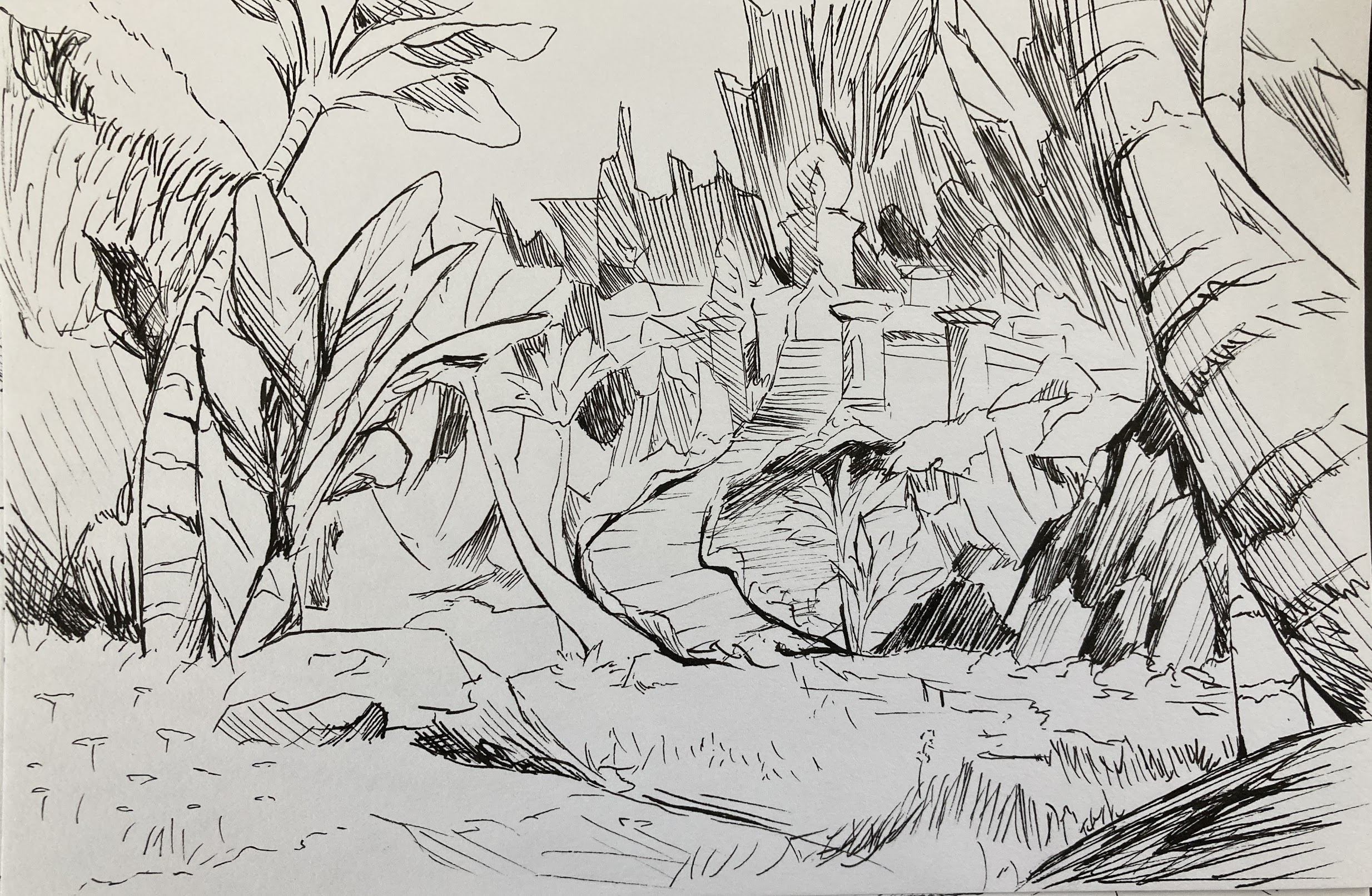 [ART] Sumeru landscape sketch (1/?) Genshin Impact | HoYoLAB