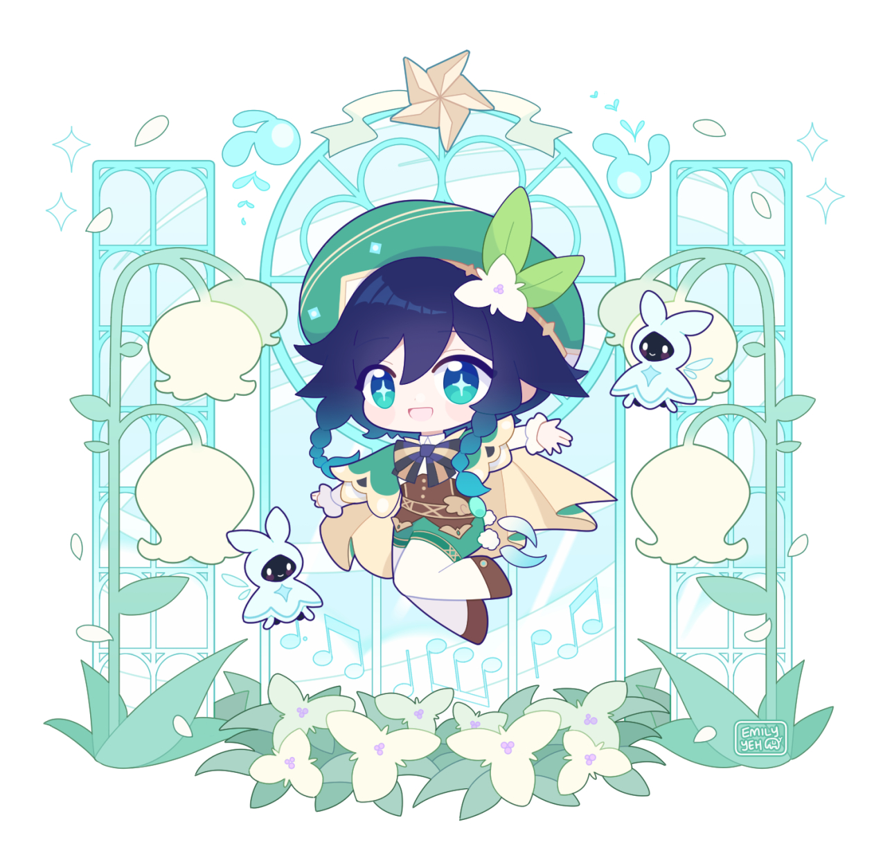 Chibi Venti! Ehe~ ☆ Genshin Impact | HoYoLAB