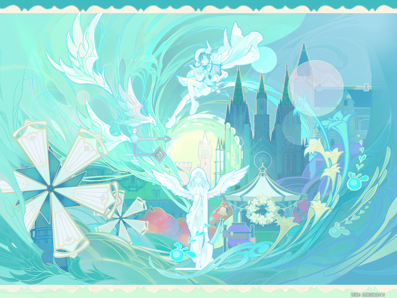 HQ ver of this month’s BP name card | Genshin Impact | HoYoLAB