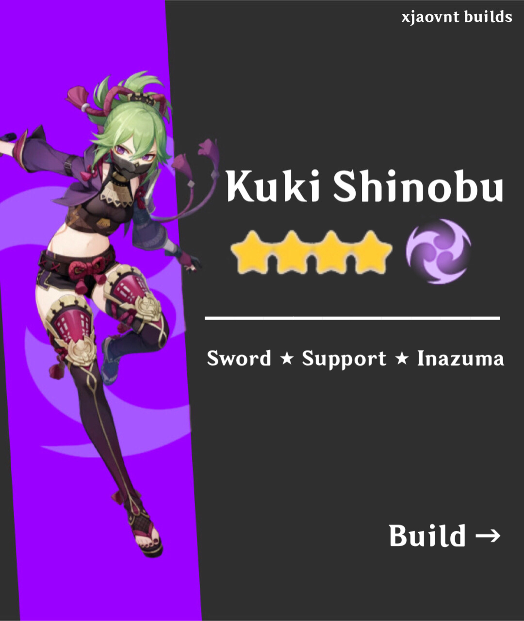 Kuki Shinobu Support Build Genshin Impact | HoYoLAB