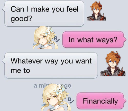 Genshin texts that are cannon no matter what ☺️ Genshin Impact | HoYoLAB