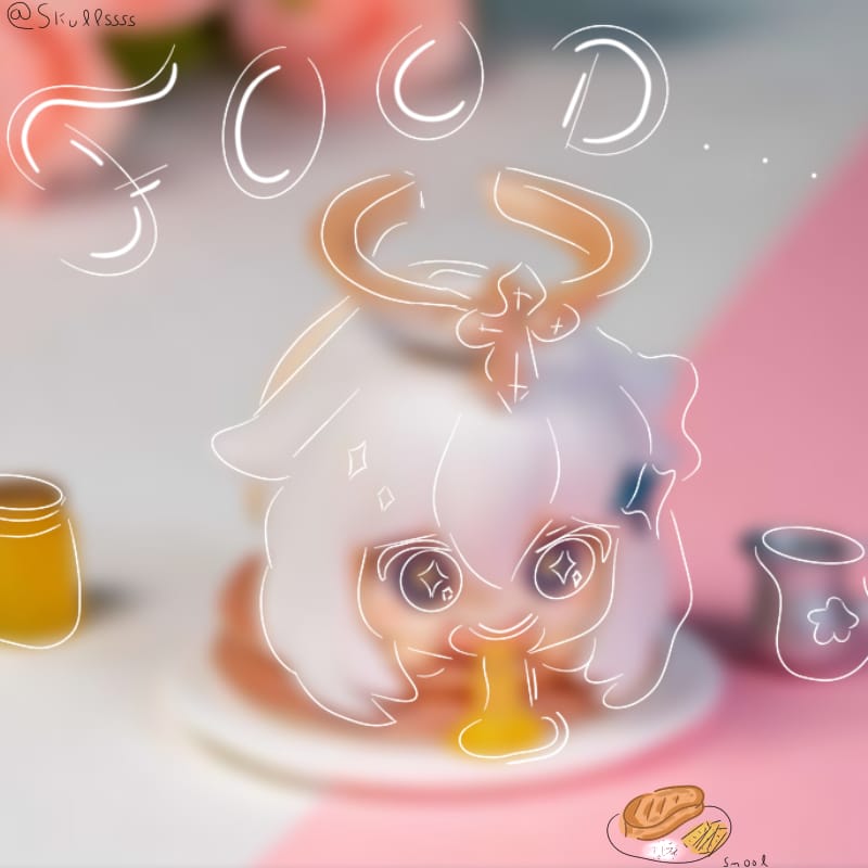 Hungry paimon | Traces fan art Genshin Impact | HoYoLAB