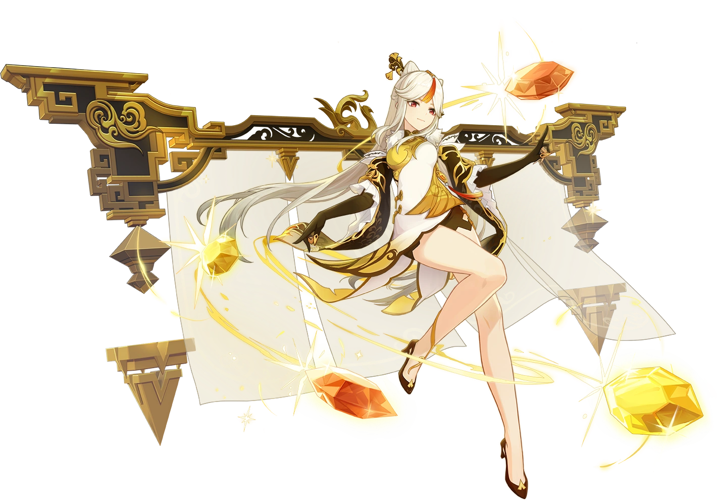 BlazBlue: Central Fiction - Litchi Faye Ling X Ningguang Genshin Impact ...