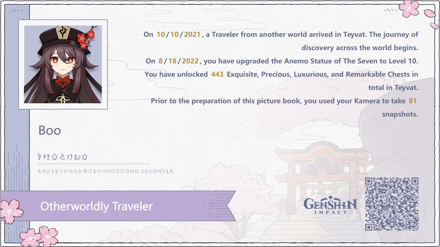 Boo Genshin Impact | HoYoLAB