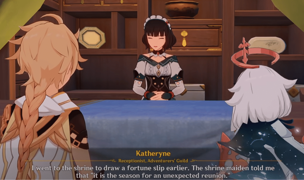 Katheryne has become more, not less, mysterious Genshin Impact | HoYoLAB