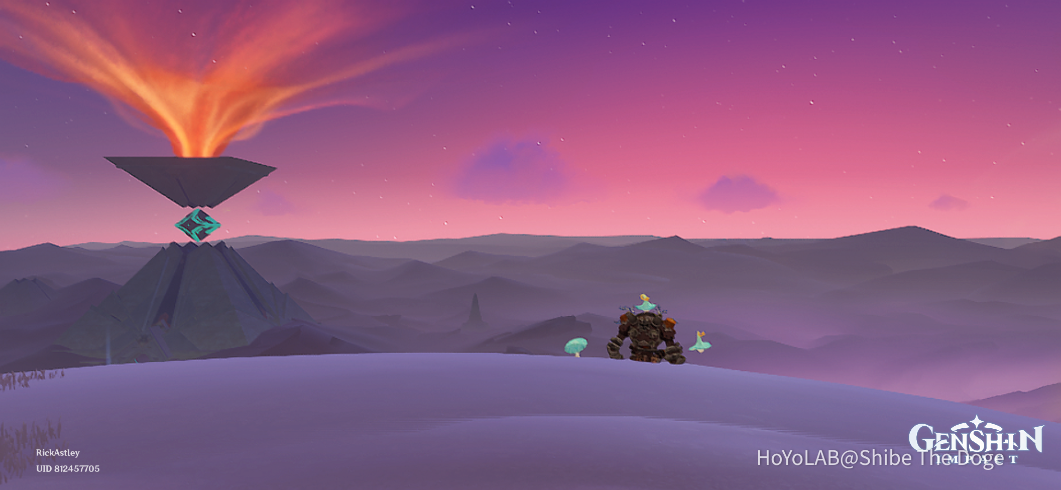 Ruin guard and some mushrooms overlook the desert Genshin Impact | HoYoLAB