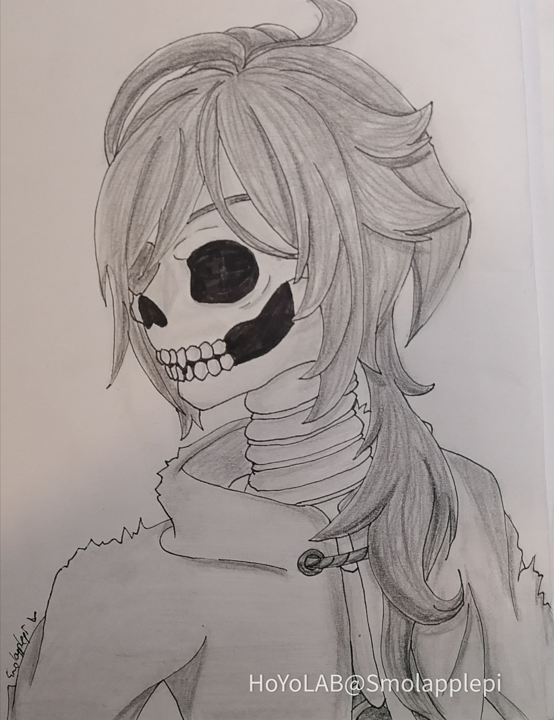 Genshin inktober Day 4: Skeleton Kaeya Genshin Impact | HoYoLAB