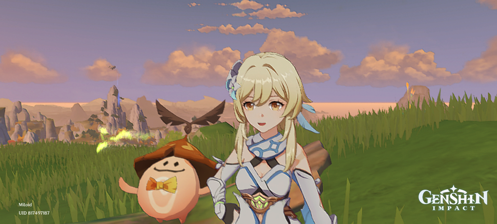 Lumine and Aranara. Genshin Impact | HoYoLAB