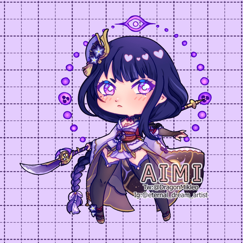 Chibi Raiden Shogun Genshin Impact | HoYoLAB