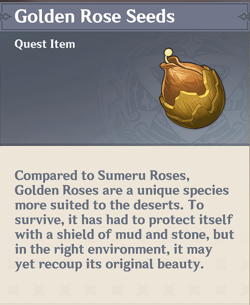 Golden Roses Location - "The Exile and A Gift of Roses" Hidden ...