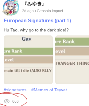 Erm, well this post is cursed Genshin Impact | HoYoLAB