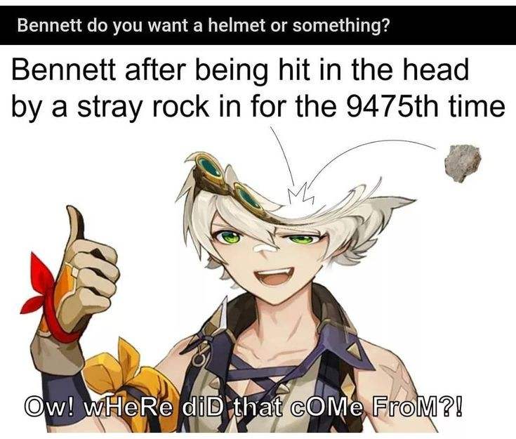 Bennett memes Genshin Impact | HoYoLAB