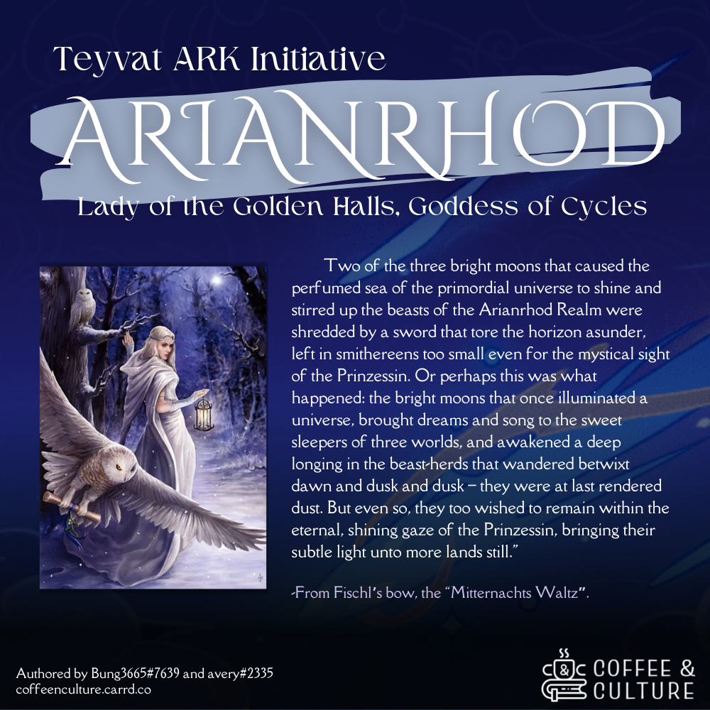 [ 𝐋𝐎𝐑𝐄 𝐓𝐇𝐄𝐎𝐑𝐘 - Arianrhod - Lady Of The Golden Halls, Goddess Of Cycles ...