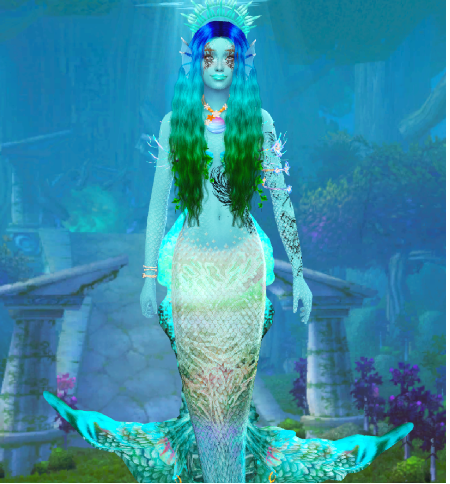 My take on what the Water Archon might look like #Autumn #AutumnCrisis ...