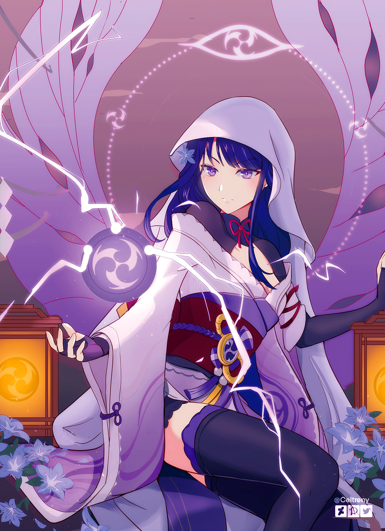 Raiden fanart Genshin Impact | HoYoLAB