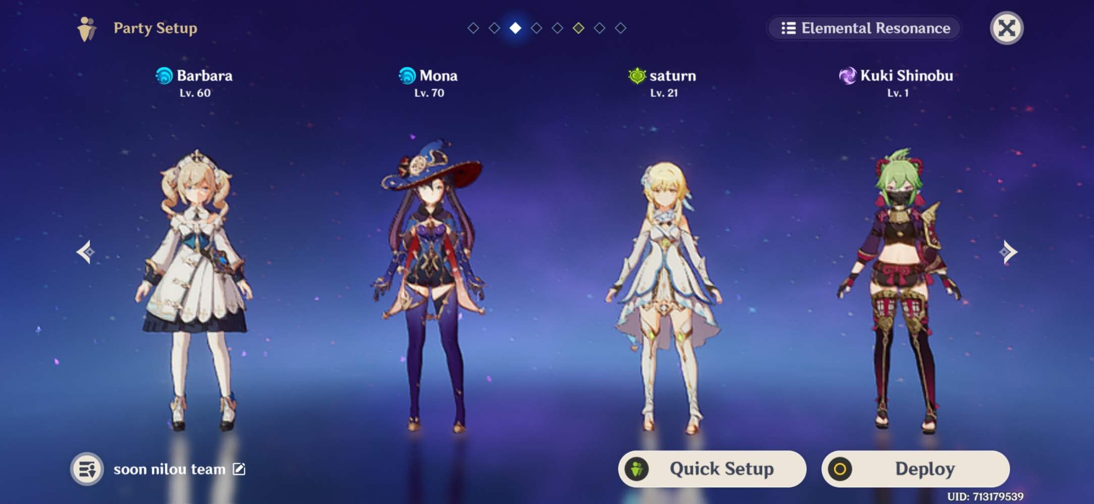 Nilou team Genshin Impact | HoYoLAB