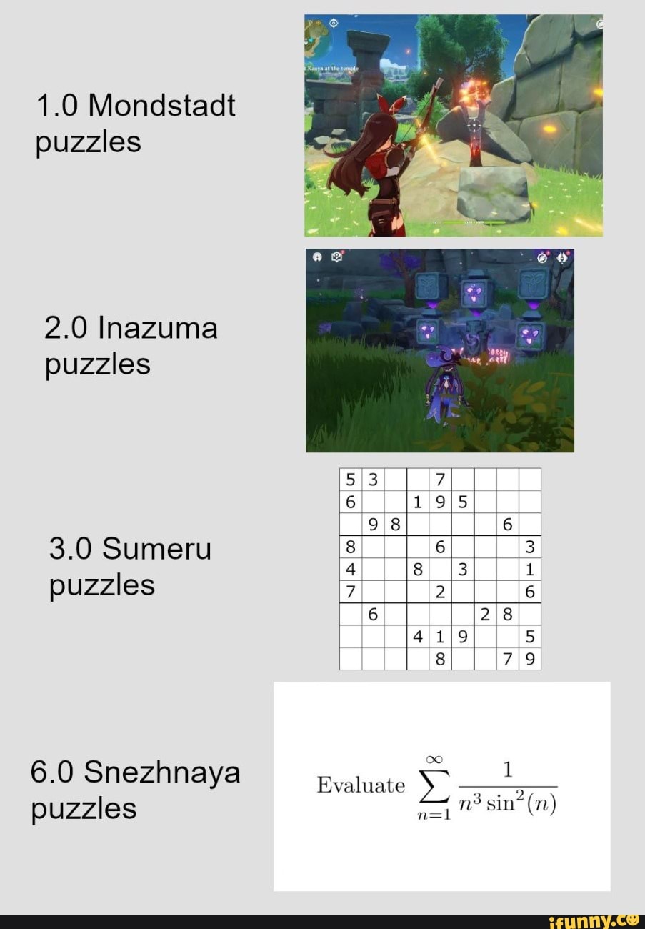Sumeru Puzzles (P2) Genshin Impact | HoYoLAB