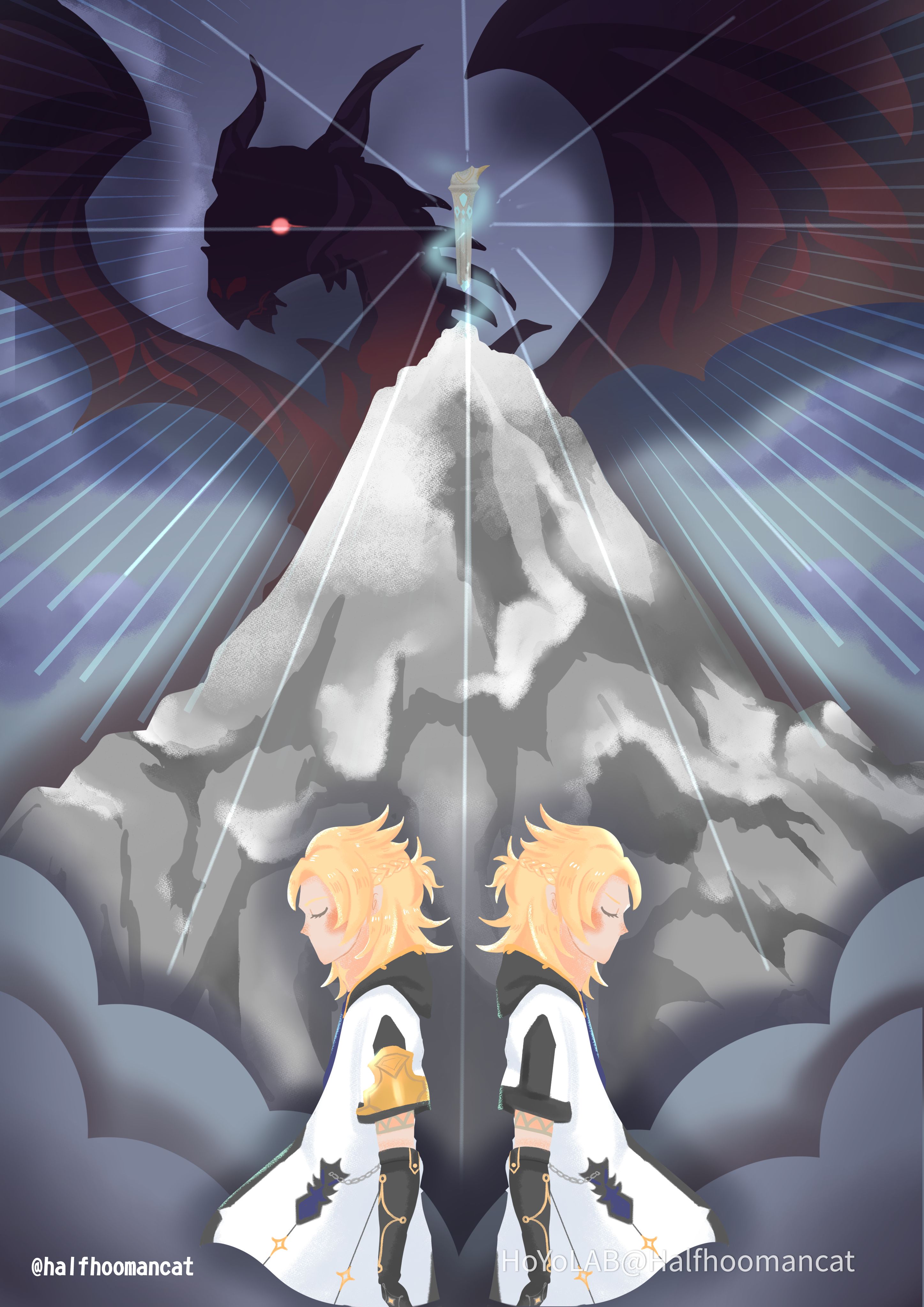 The Chalk Prince and The Dragon Genshin Impact | HoYoLAB