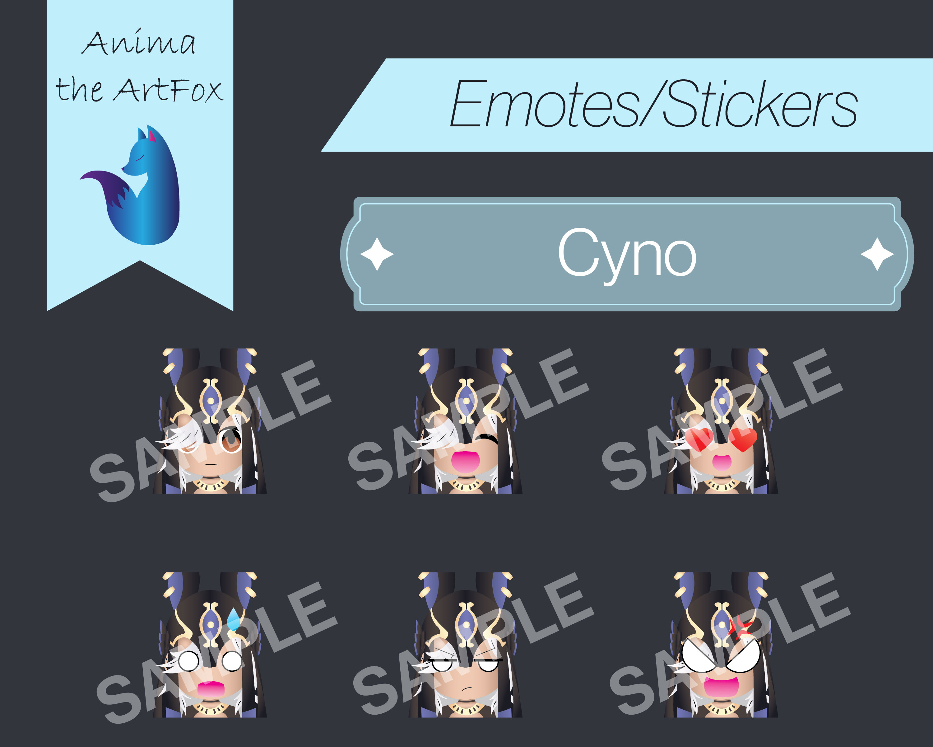 Cyno Emotes Genshin Impact | HoYoLAB