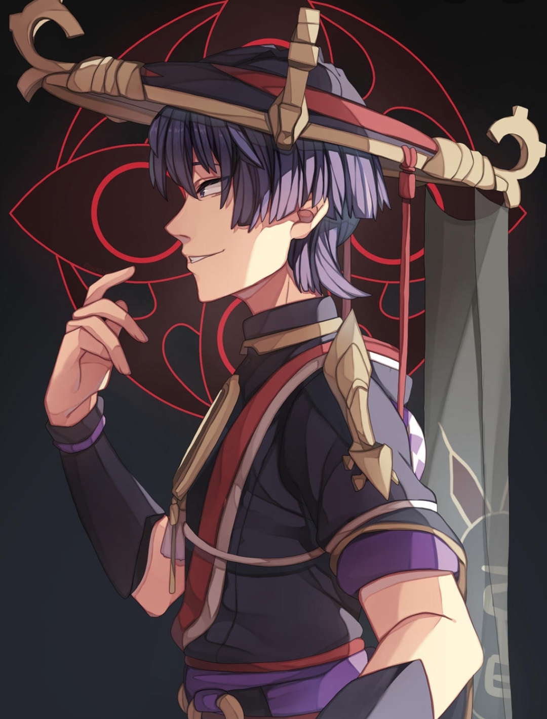 To my friend who needed suggestions for scara wallpapers Genshin Impact ...